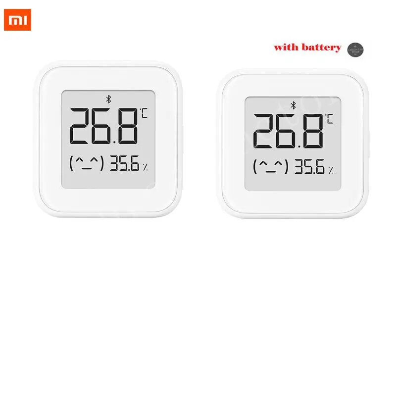 Xiaomi Mijia Bluetooth термометр гигрометр с чернильным экраном 2pcs