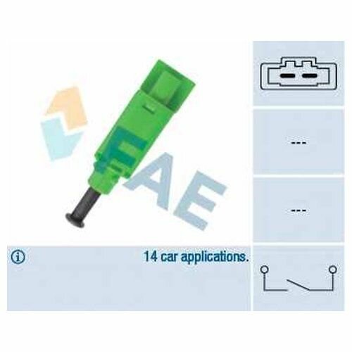 Датчик включения стоп-сигнала Fae 24774 для Audi Q7; Porsche Cayenne; VW Golf IV, Touareg