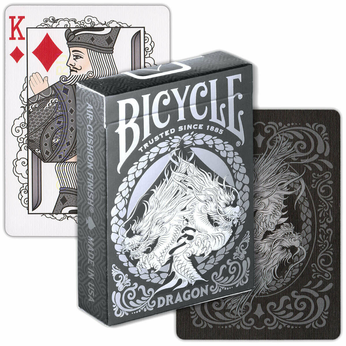 Bicycle Black Dragon, игральные карты из серии "Дракон"