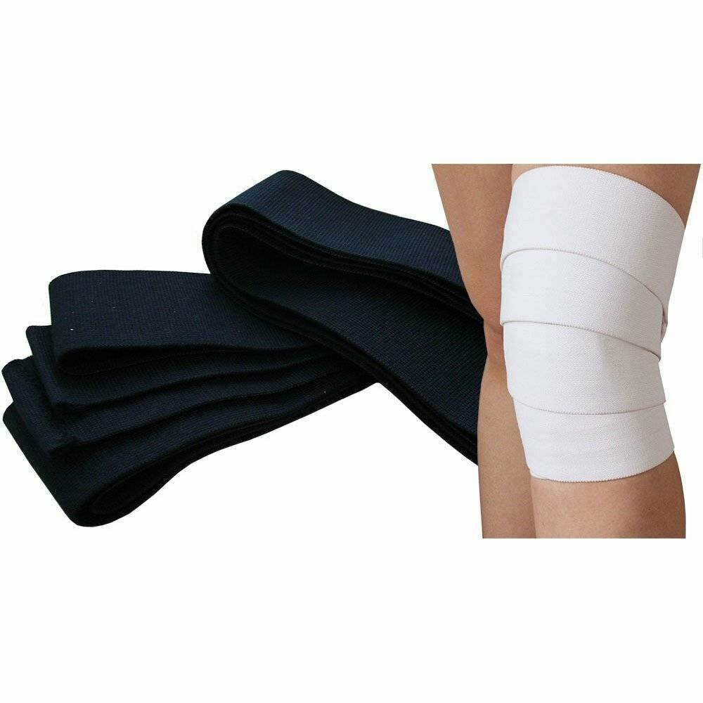 Бинт для занятий пауэрлифтингом (шир.-8см, длин.-2м) MNLB601