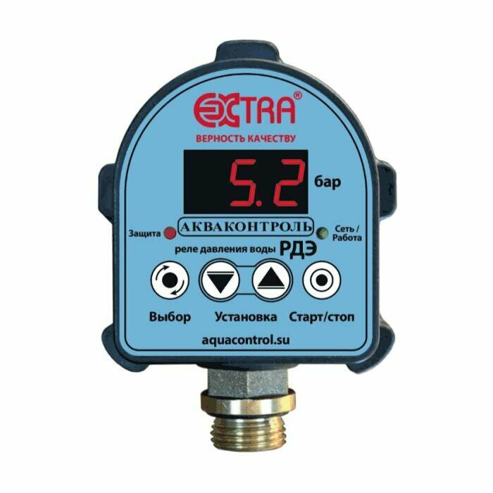 Реле давления электронное РДЭ-10-2,2 0.5-9.9 бар 1/2" Экстра акваконтроль
