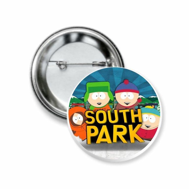 Значок закатной SOUTH PARK, южный парк №3,