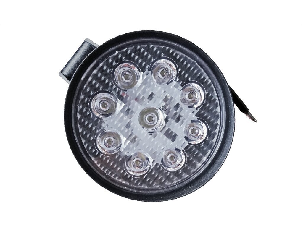 Фара Lumen 27WR на спец. технику, с/х техника LED (круглая)