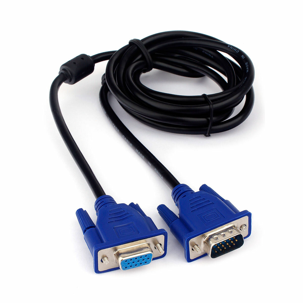 Кабель удлинитель VGA Pro Cablexpert черный 15M/15F 1.8м CC-PVGAX-1.8M