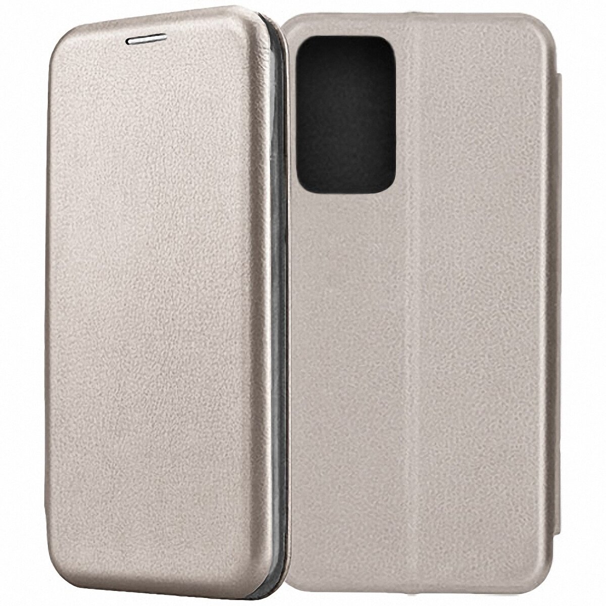 Чехол-книжка для Samsung Galaxy A52 A525 серый / подставка, отделение для карт