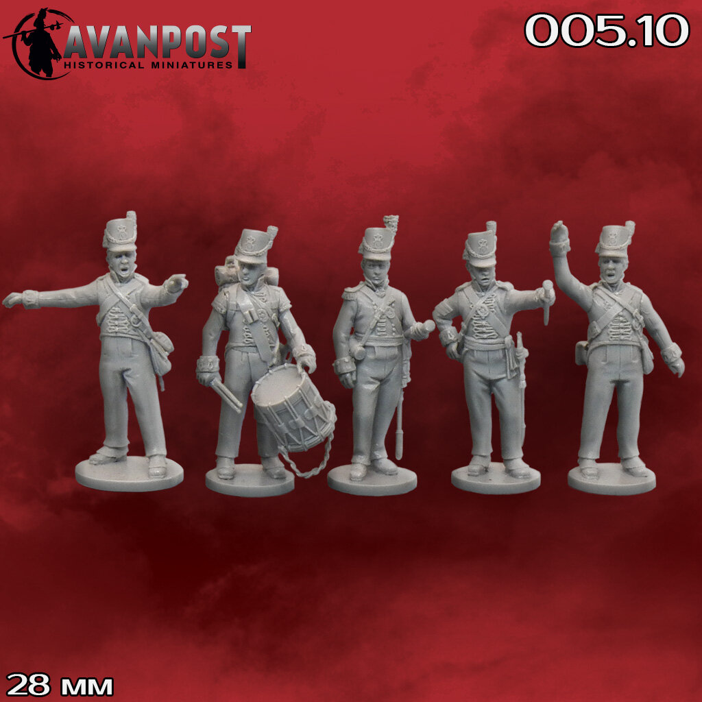 005.10АП Британская артиллерия: командная группа (1813-1815)