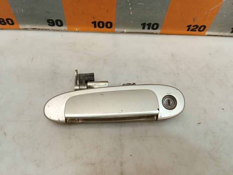 Б/У ручка двери внешняя, Тойота Витц Ручка двери наружная Toyota Vitz 2002 Перед. Лев. 327043 TOYOTA арт. 6922052020F2