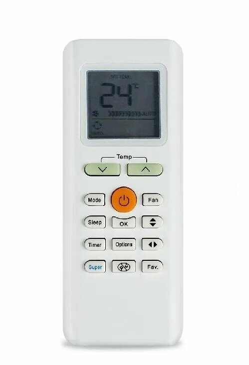 Пульт для кондиционера RG70A2/BGEF RG70E2/BGEF RG70A/BGEF RG70E/BGEF RG70E1 , батарейки в комплекте