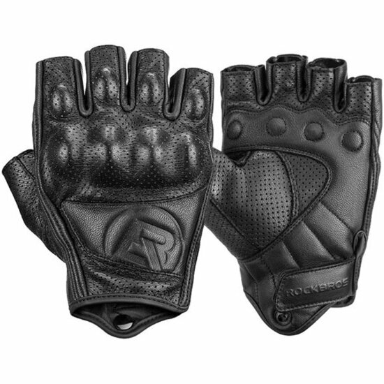 Перчатки Rockbros MT002 укороченные, черный, S (asia M)