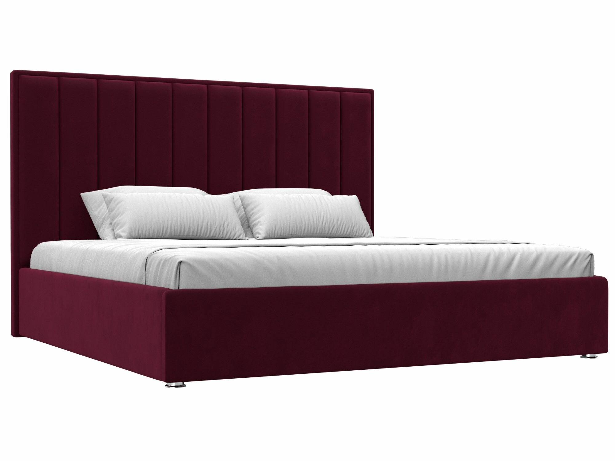 Кровать интерьерная Афродита 200, 215x213x130см, Микровельвет, Хит Диванов