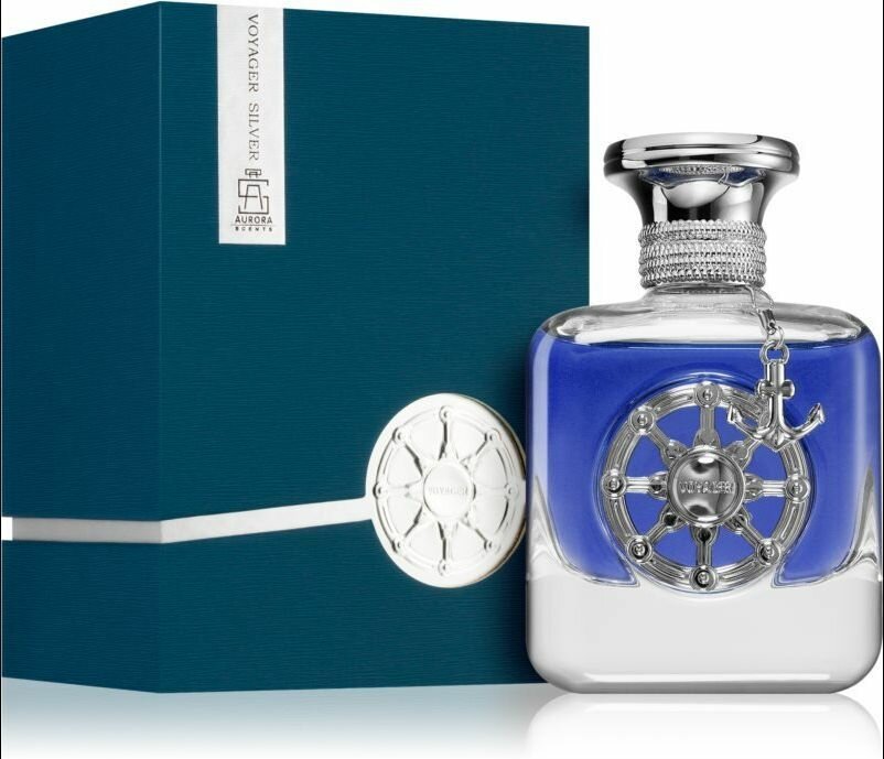 Aurora scents voyager silver 100 мл парфюмерная вода муж.