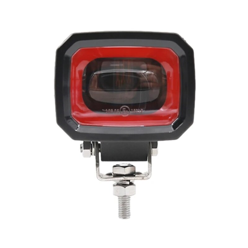 3-дюймовый 10-80 в emark E9 IP66 9 Вт, красный флуч, флуоресцентная Линия безопасности для вилочного погрузчика, красная зона опасности, флуоресцентная лампа для вилочного погрузчика, флуоресцентная красная зона red danger zone, 1pc