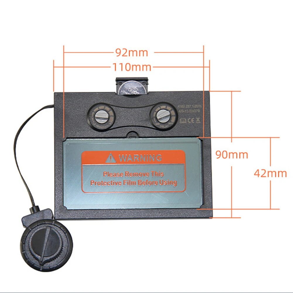 Солнечная панель с автоматическим затемнением Сварочная маска шлем объектив Автоматическое затемнение электронные сварочные очки сварщик Фильтр Крышка объектива инструмент