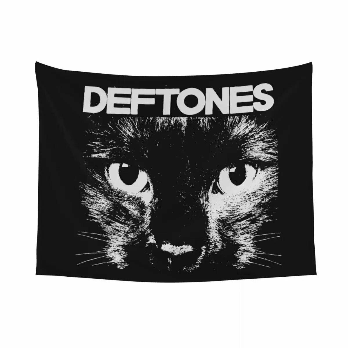 Гобелен Deftones "Кошачий взгляд", 150x100 см