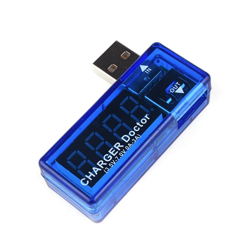 Вольтметр USB Charger Doctor LED Digital, 1 шт