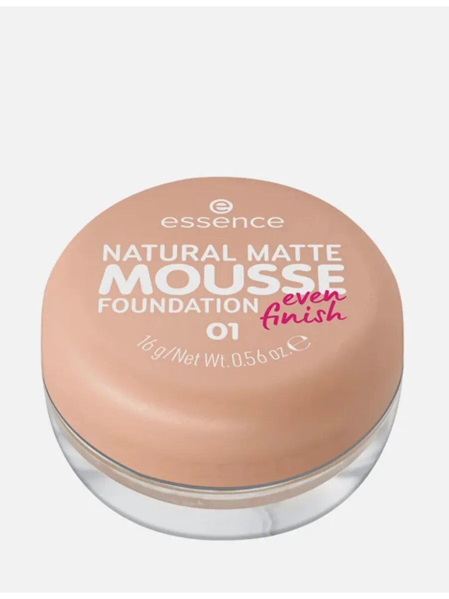 Тональная основа мусс ESSENCE natural matte mousse 01