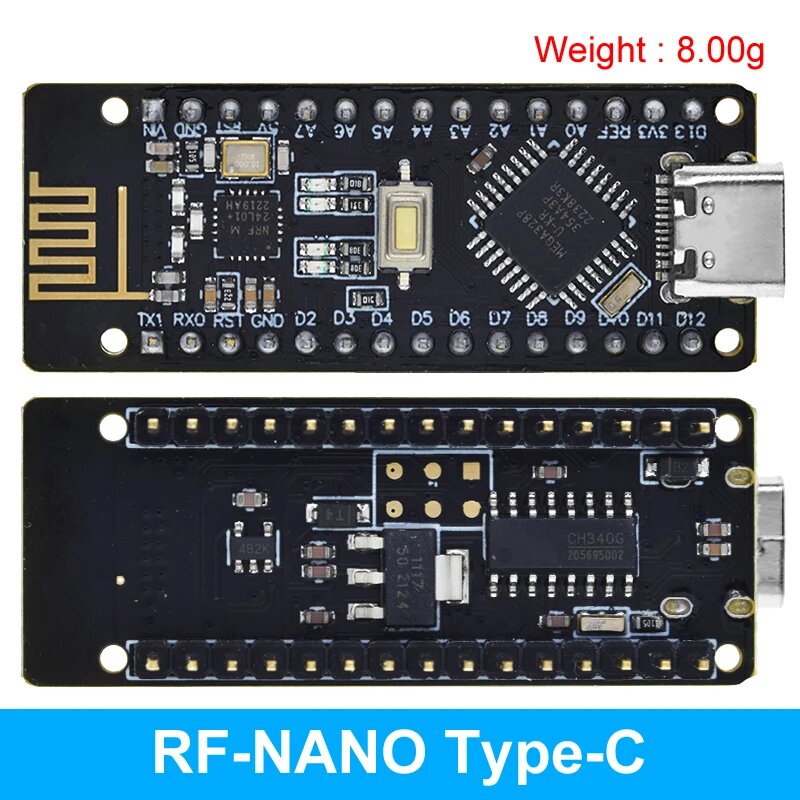 TZT RF-Nano плата для Arduino Nano 1PCS, RF-Nano TYPE-C