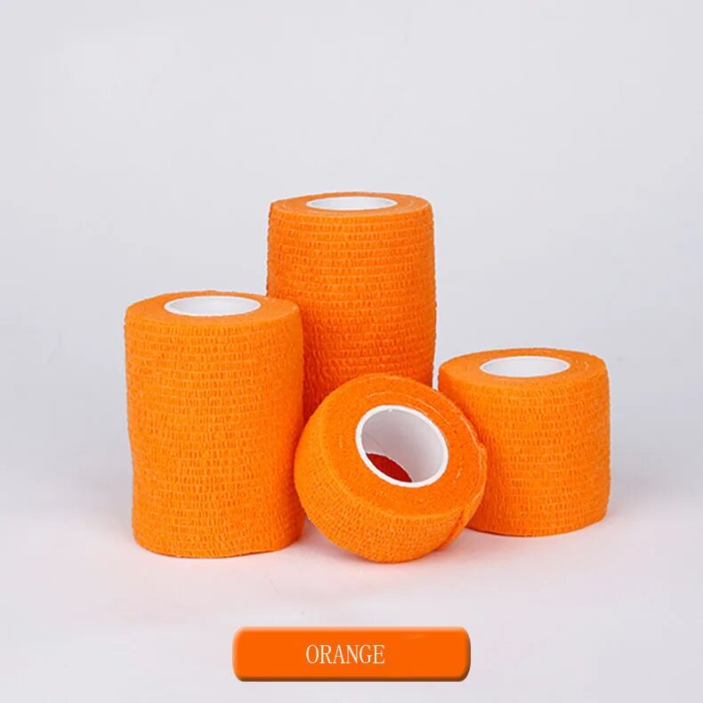 Оранжевая когезивная повязка 2.5см x 4.8м