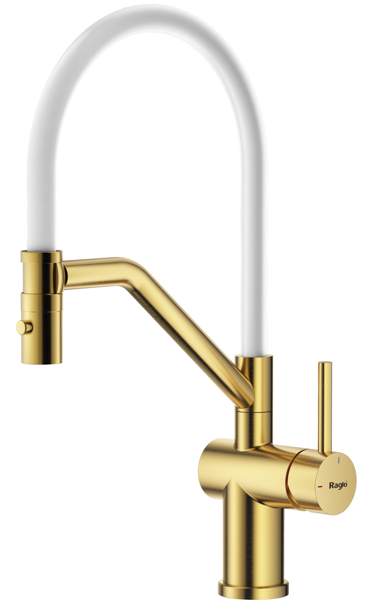 Смеситель для кухни со съемным изливом на магните RAGLO R86.41.03 золотой сатин