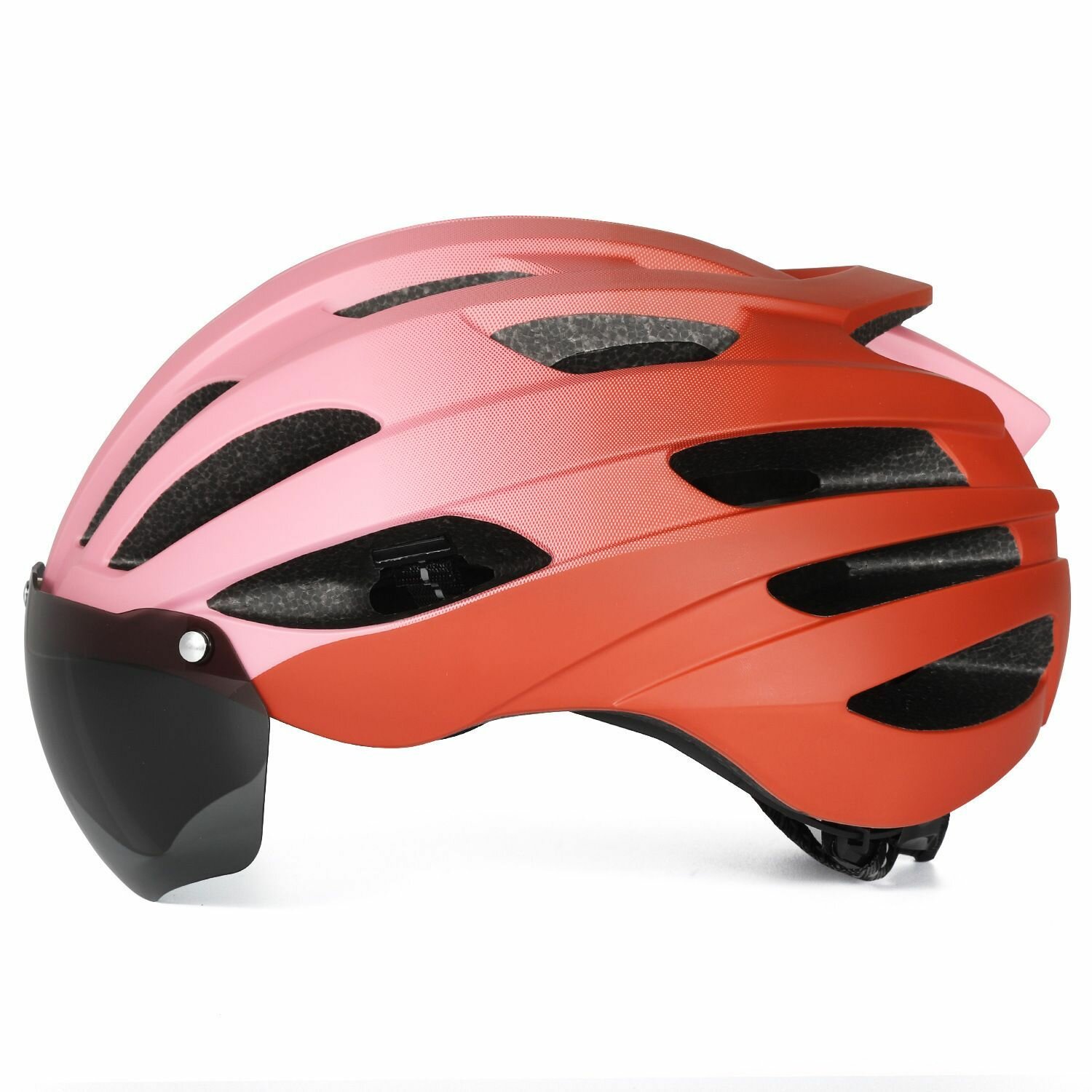 Новый легкий и удобный шлем для шоссейного/горного велосипеда, велосипедный шлем унисекс с очками и перезаряжаемым задним фонарем через USB