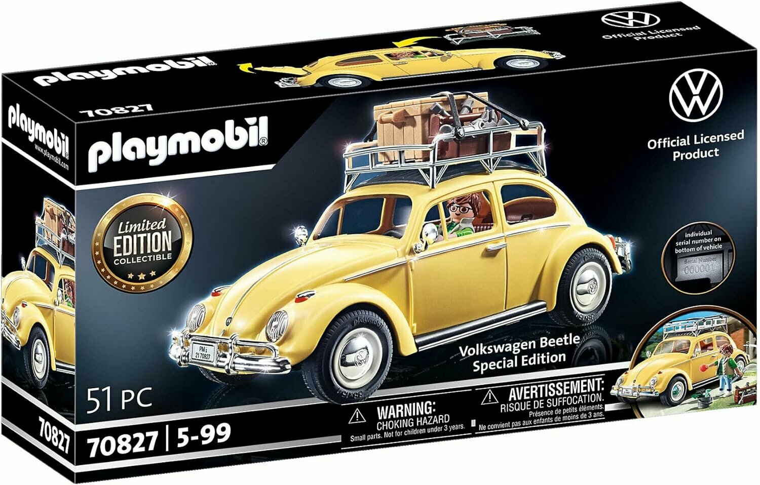 Конструктор Playmobil "Volkswagen Beetle - Спецвыпуск" PM70827