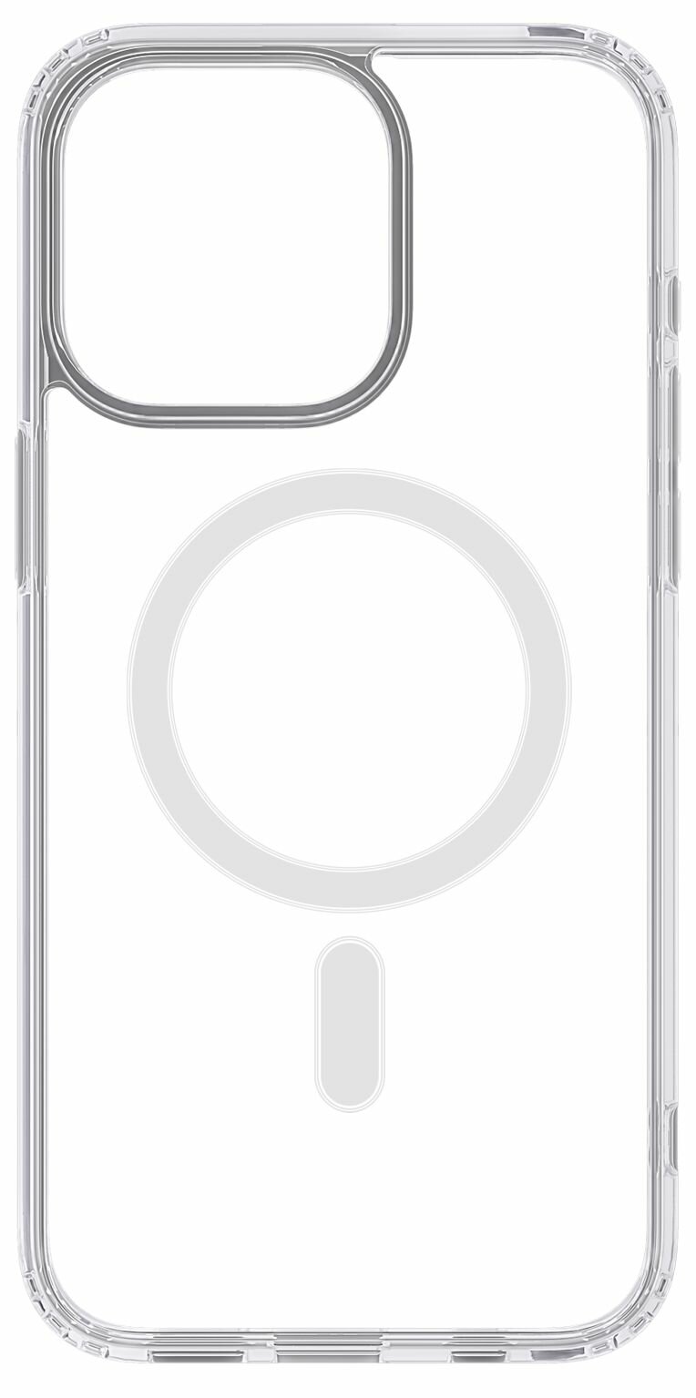 Чехлы и защита moonfish Чехол Magsafe для iPhone 15 Pro Max, пластик, прозрачный