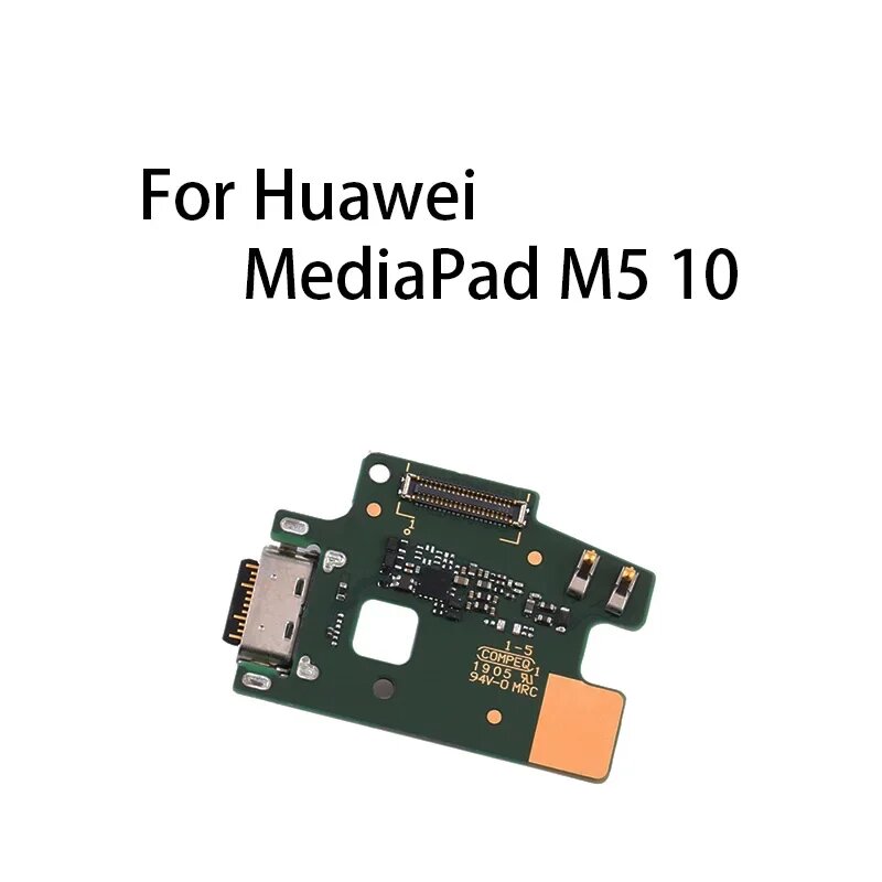 USB-порт для зарядки, разъем гибкого кабеля для Huawei MediaPad M5 10/CMR-AL09/CMR-W09