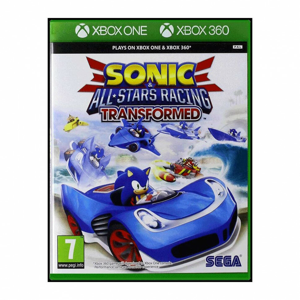 Игра Sonic & All Stars Racing Transformed для Xbox 360 (Англ. версия)