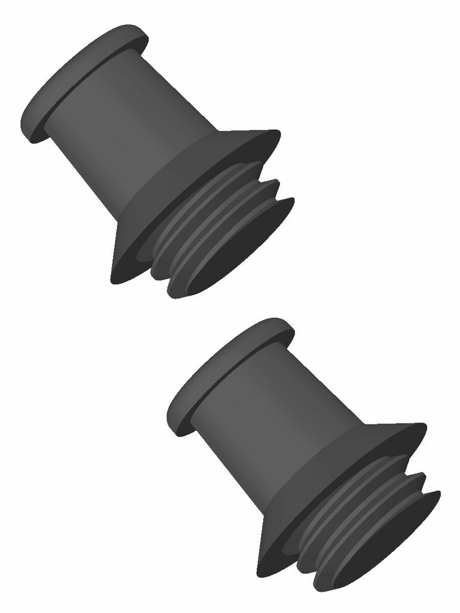 Пин-фиксатор тяги полки багажника для Audi, Volkswagen, Skoda, 1M6867574A, 2 шт.