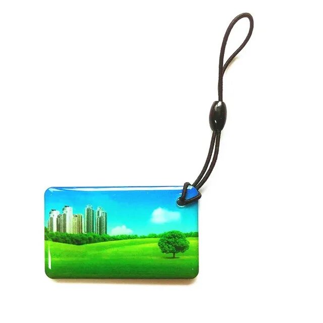 RFID брелок для ключей IC S50 1K NFC 1 шт. Флуоресцин