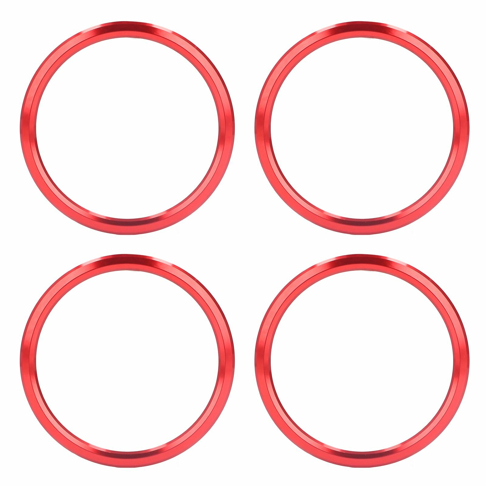 4 алюминиевых планки вентиляции для Chevrolet Camaro 2016-2019 (красные)