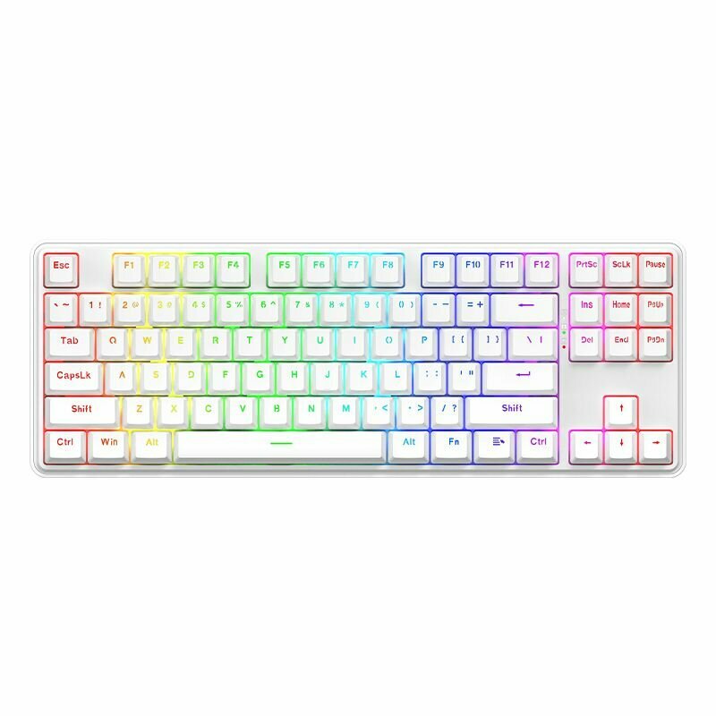 REDRAGON KS87Трехрежимная механическая клавиатура; сиденье сублимационного вала из ПБТ с возможностью горячей замены;