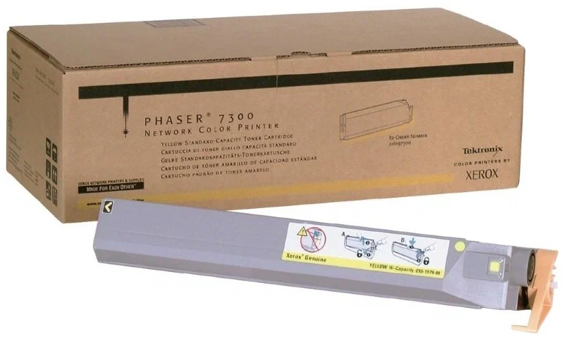 Оригинальный картридж Xerox (016197900) для Phaser 7300 Yellow (желтый) 15000 стр.