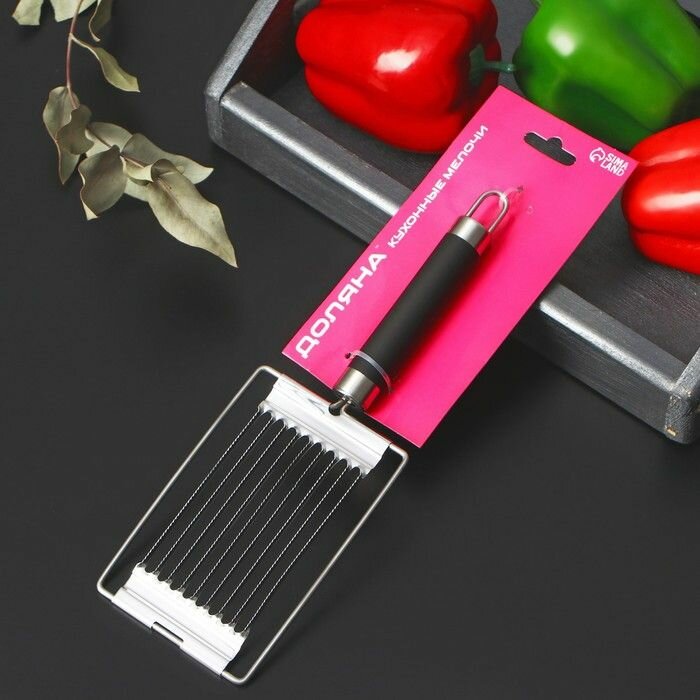 Яйцерезка Доляна Venus, нержавеющая сталь, цвет черный