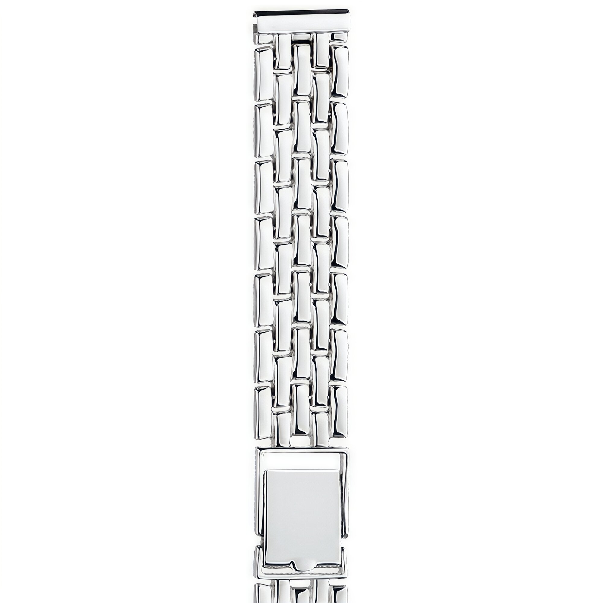 Глидерный браслет, серебро, 925 проба, родирование