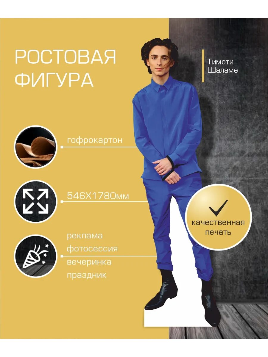 Ростовая фигура Тимоти Шаламе