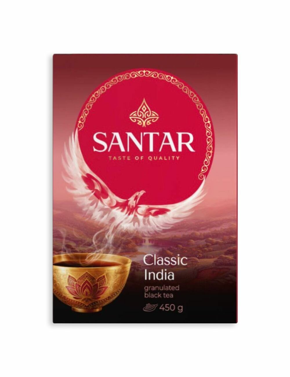 Чай черный гранулированный Santar Classic India, 450 г