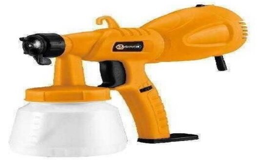 Краскопульт электрический CF-SG001, 400 Ватт, объем резервуара 0.8 л, сопла 1,8/2,6 мм, длина кабеля 2 метра