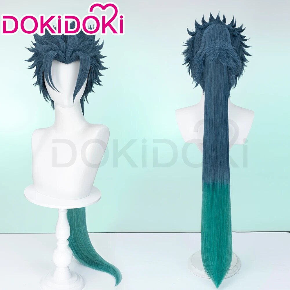 Ji Yan Scar Rover Косплей Парик 100 см Jiyan Wig Only, PRE-SALE