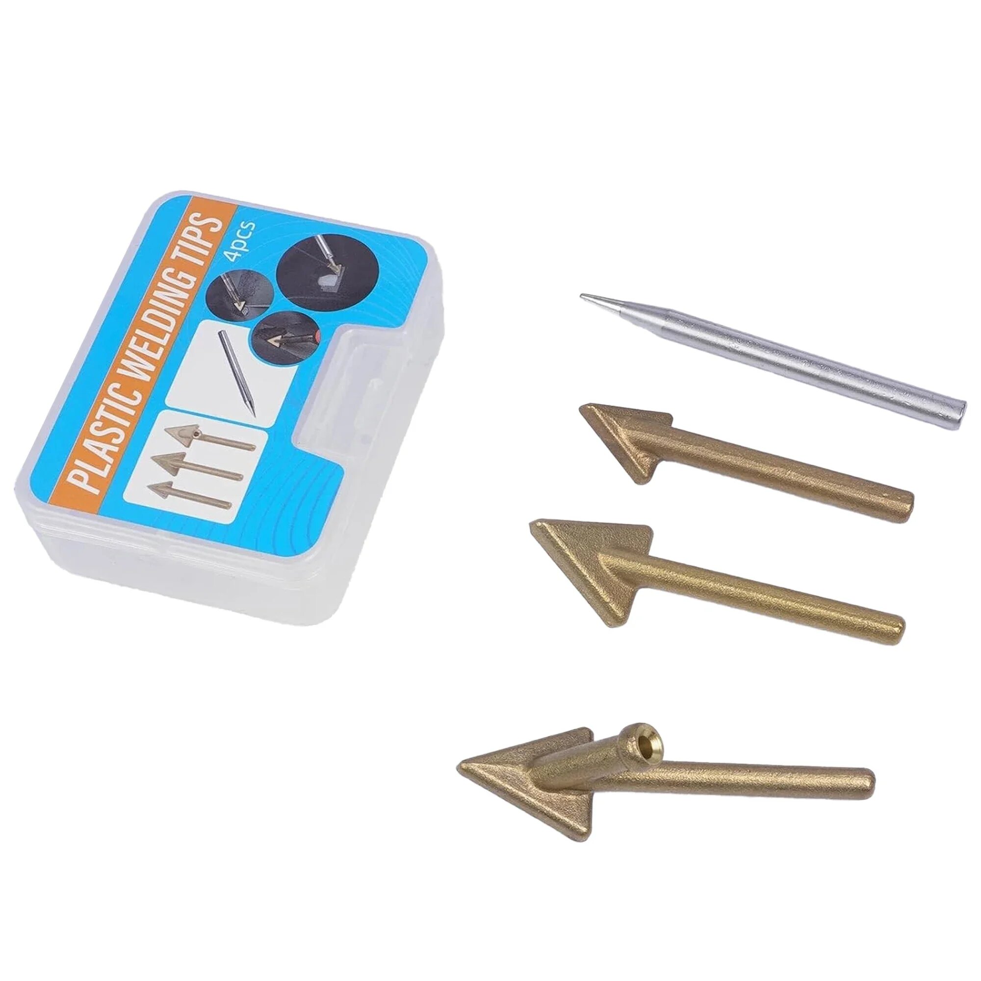 3 шт, пластиковые сварочные паяльники, медные пластиковые ремонтные треугольные сглаживающие головки, сварочные наконечники