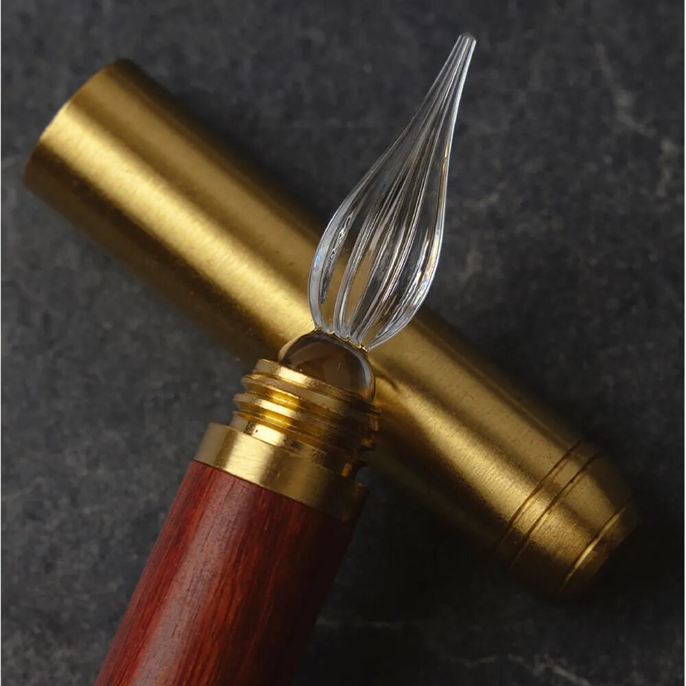 Ручка для каллиграфии стеклянное перо малевичъ картонная уп-ка