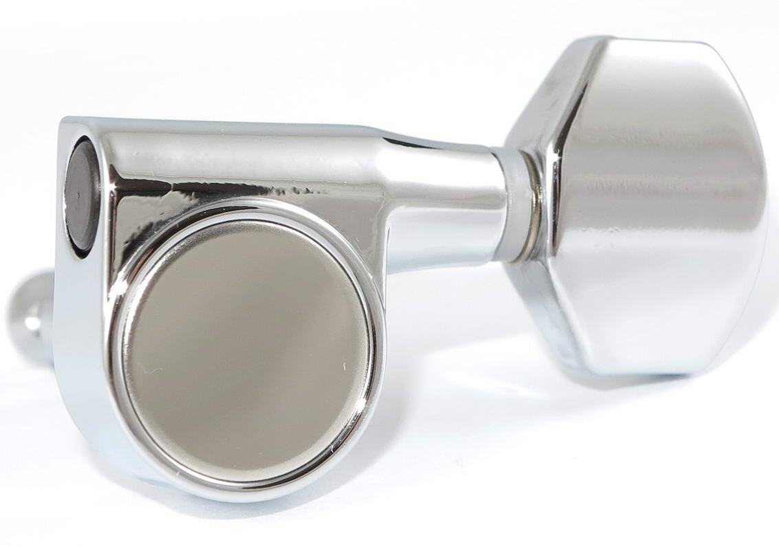 Колок одиночный HC Tuner SG221-D07, левый, хром