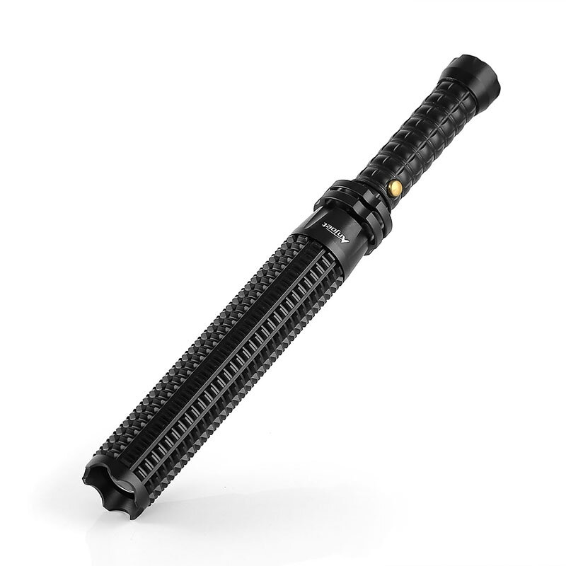 Telescopic Zoom Flashlight Self Defense Super Bright with Knurled Handle
