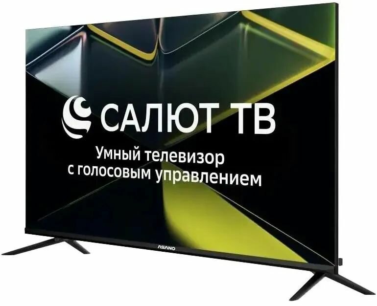 43" Телевизор ASANO 43LU5030T 4K Ultra HD, черный, смарт ТВ, Салют ТВ