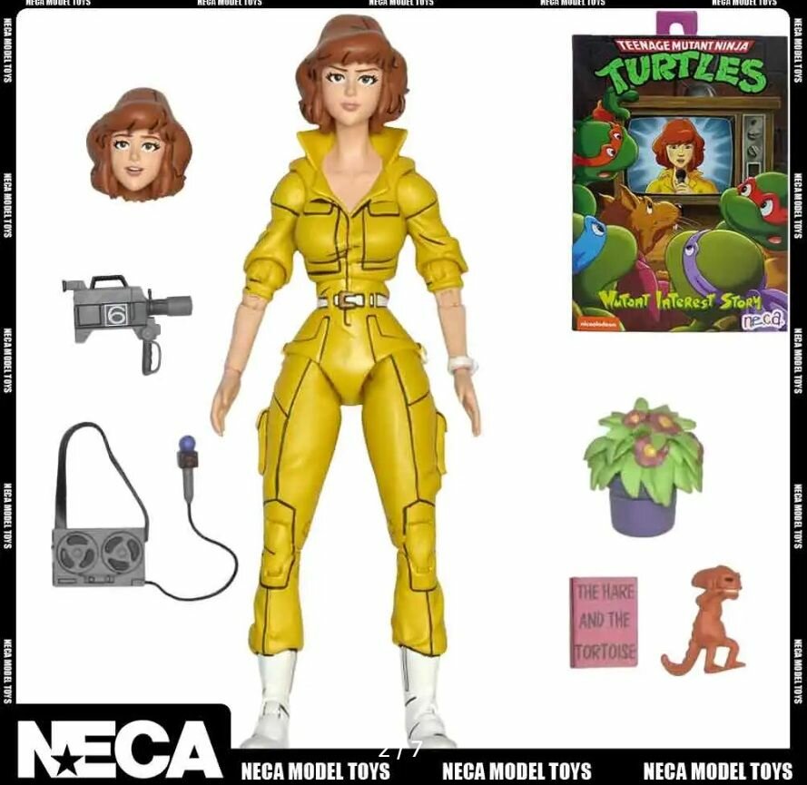 Коллекционная фигурка "NECA" с аксессуарами "Эйприл О'Нилл" ("Черепашки-ниндзя") Mutant interest storm