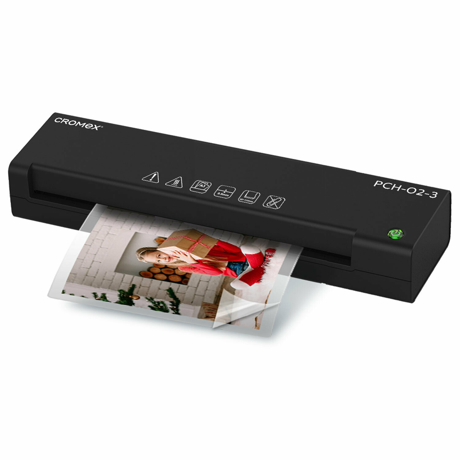 Ламинатор А3, пленки 60-150 мкм, скорость 25 см/мин, 20 пленок В подарок, CROMEX PCH-02-3, 533023
