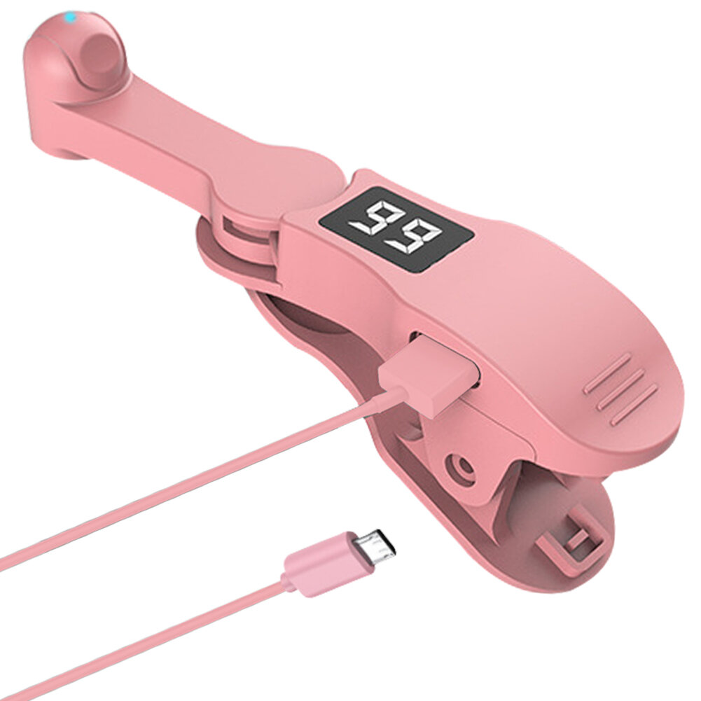 Электронный автокликер для экрана телефона, приложения для видеотрансляций, гаджет для смартфона, таппер экрана с USB-интерфейсом для устройств Android, черный, розовый (выбор), пластик, упаковка 127*85*22мм, вес 45г, 1шт в упаковке