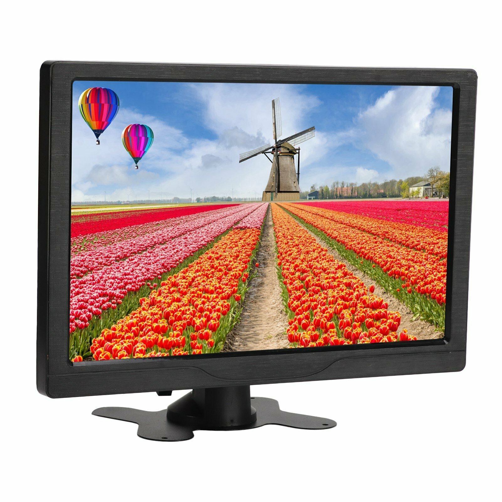 Монитор 10,1 дюйма, разрешение 1280x800. Небольшой портативный сенсорный HD-дисплей со встроенным динамиком. Мультимедийный интерфейс VGA HD. AV, постоянный ток, 100‑240 В, вилка европейского стандарта.