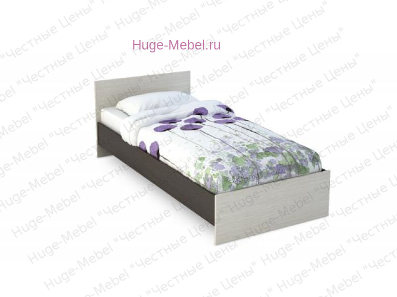 Кровать 90х200 "Бася КР-555 Венге" Huge Mebel Кровати. Ширина 952 Высота 700