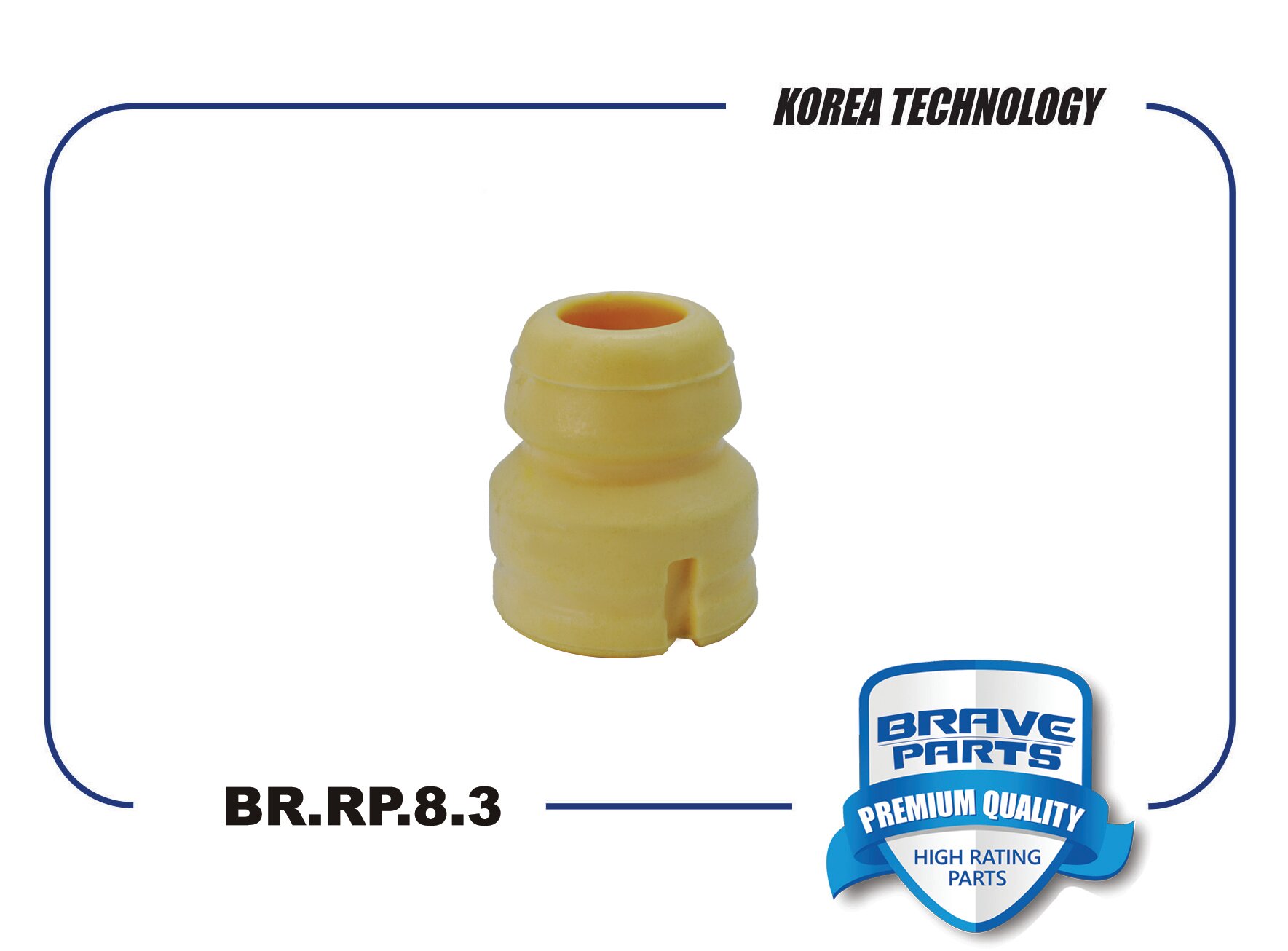 Отбойник амортизатора переднего для Хендай Солярис, КИА Рио арт BRRP83 Brave